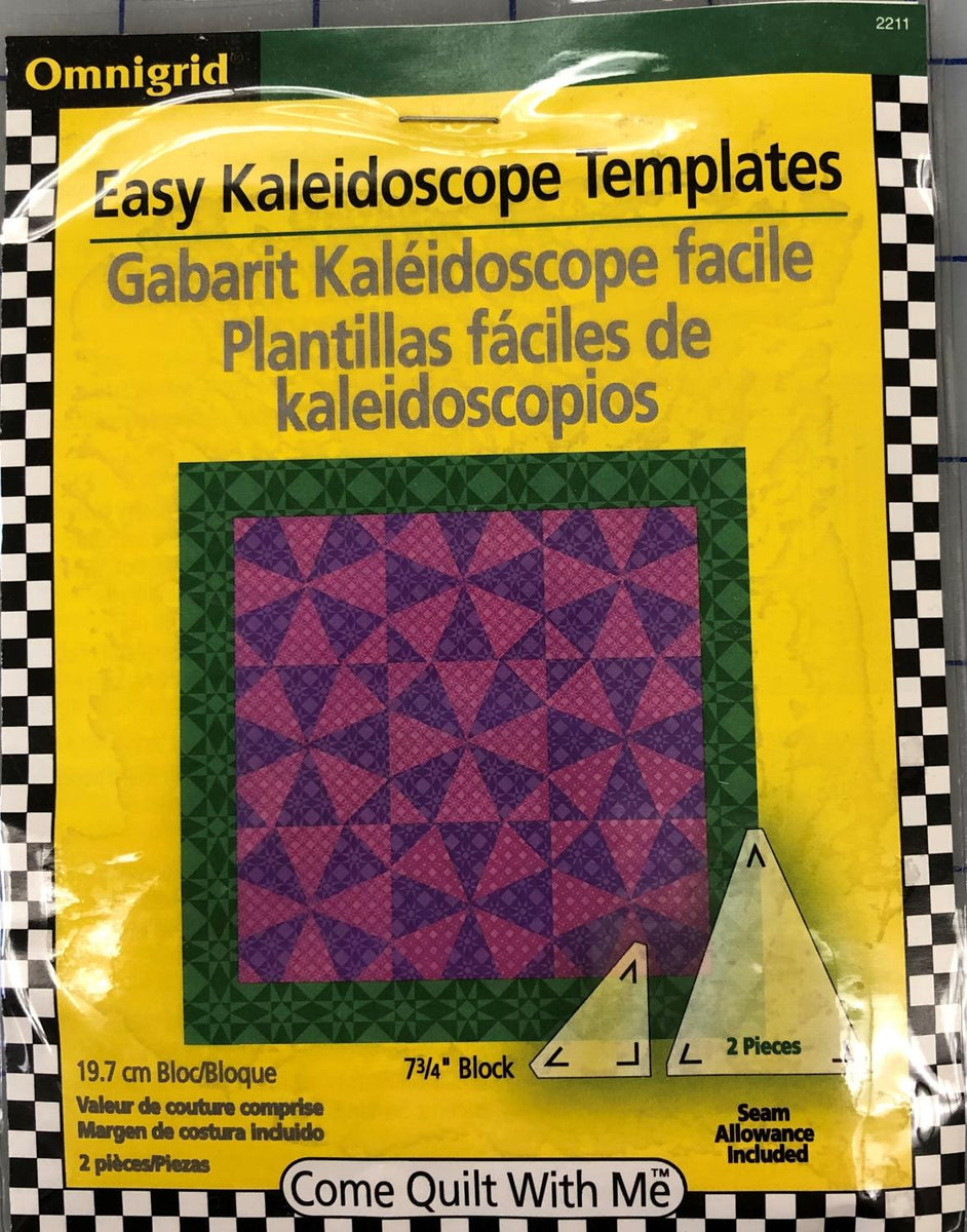 Omnigrid Easy Kaleidoscope Templates – Windy Moon Quilts