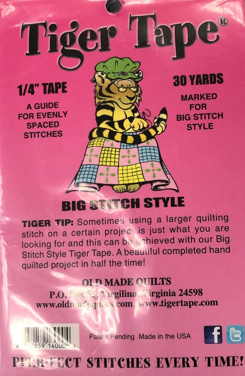 Tiger Tape 1/4" – Windy Moon Quilts